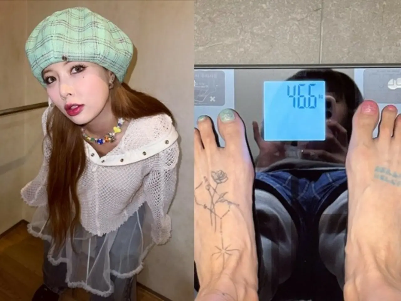 HyunA (former 4Minute), who is dating Yong Junhyung, weighs 46.6kg after declaring her diet ...